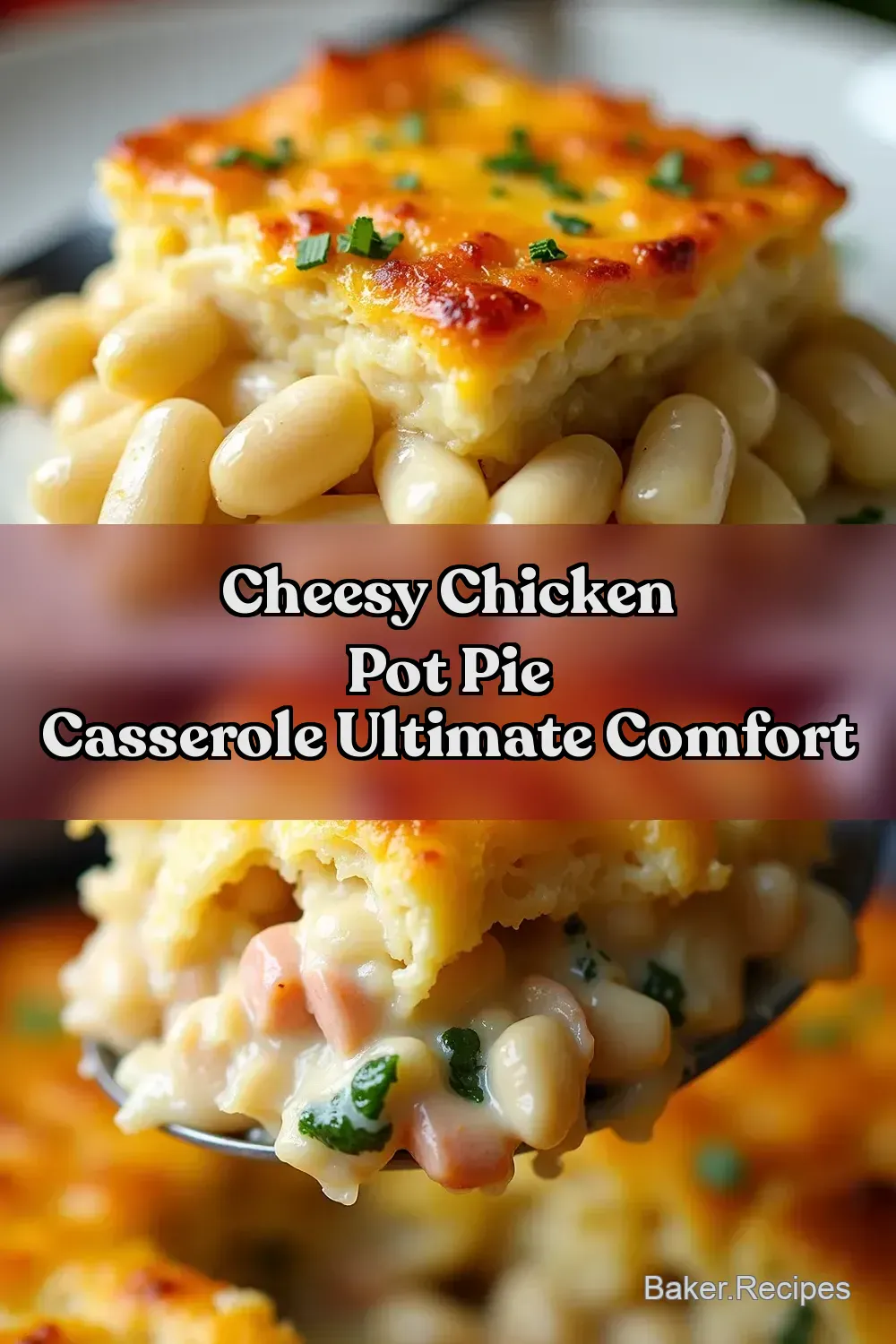 Cheesy Chicken Pot Pie Casserole Ultimate Comfort Food