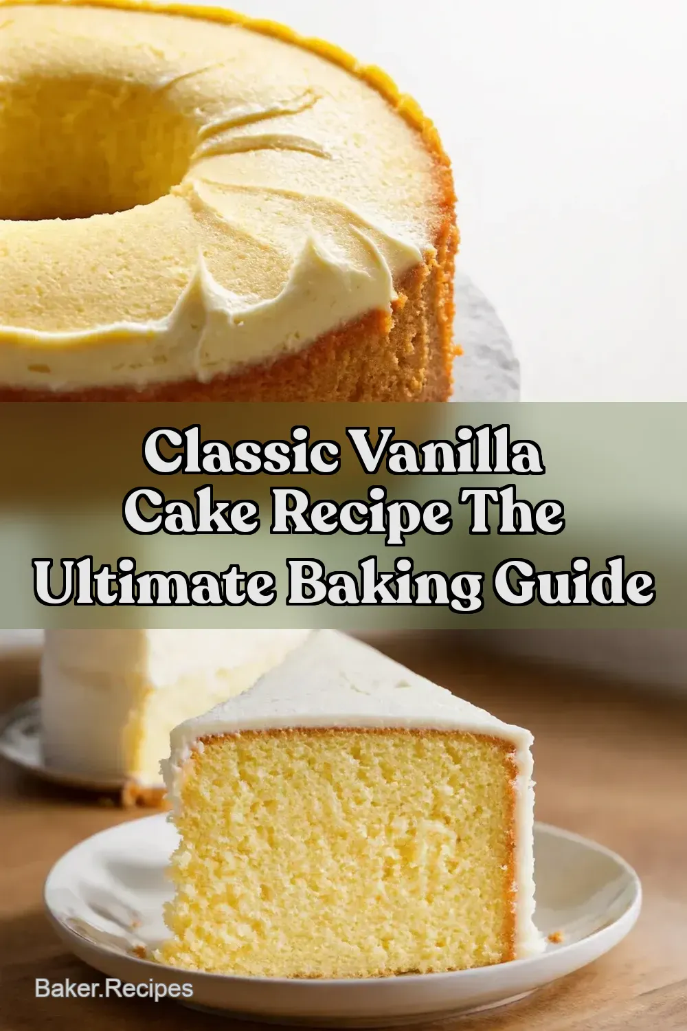 The Quintessential Homemade Vanilla Cake A Classic Recipe