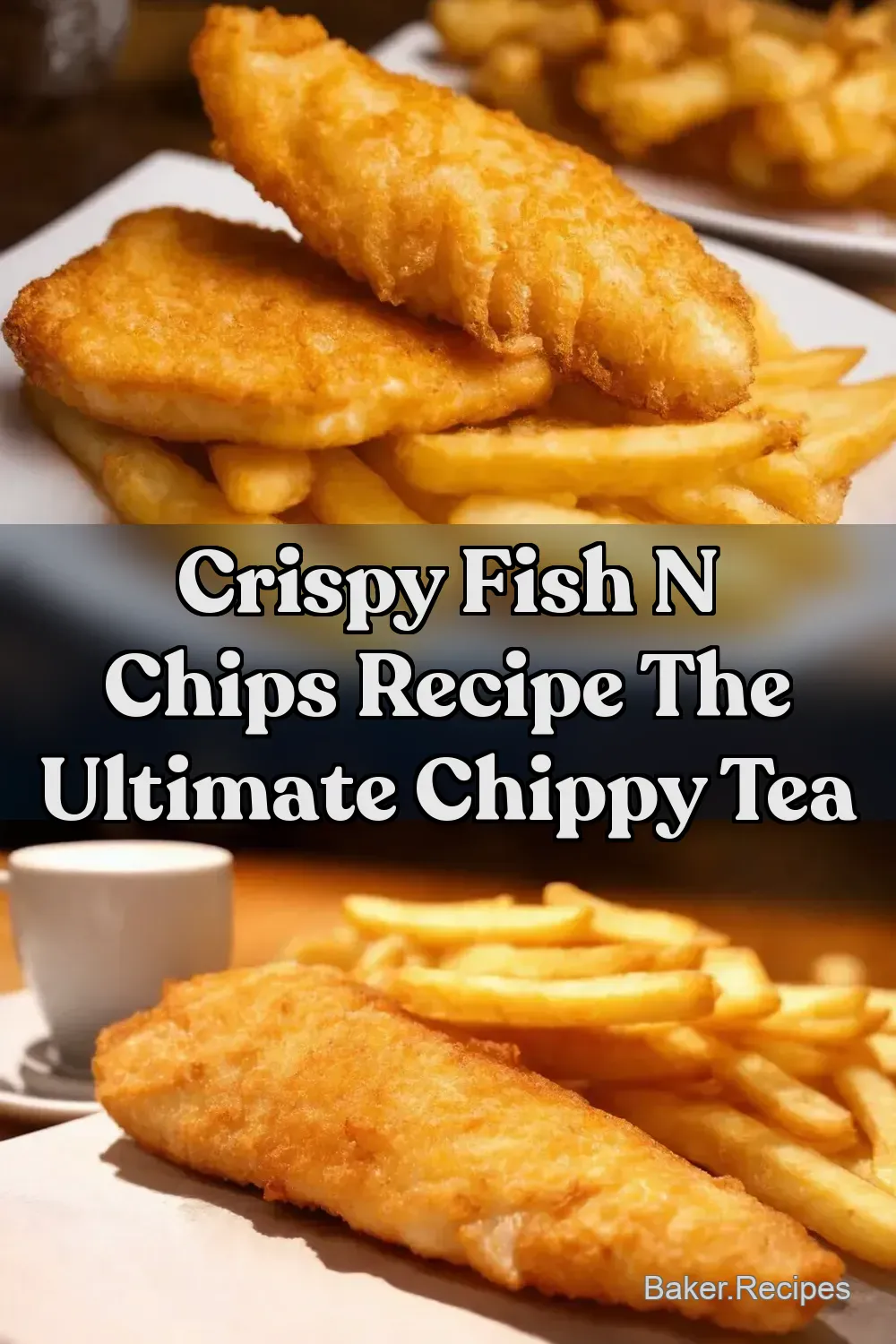 Perfectly Golden Fish n Chips A Proper Chippy Tea - Baker…