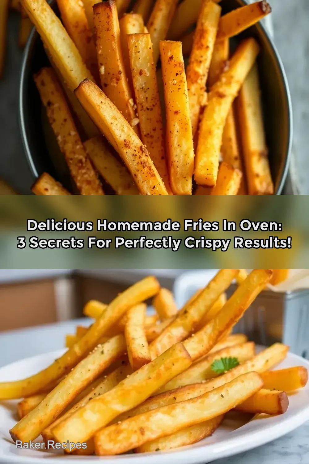 Perfectly Crispy French Fries Oven Baked: My Family's Go-To…