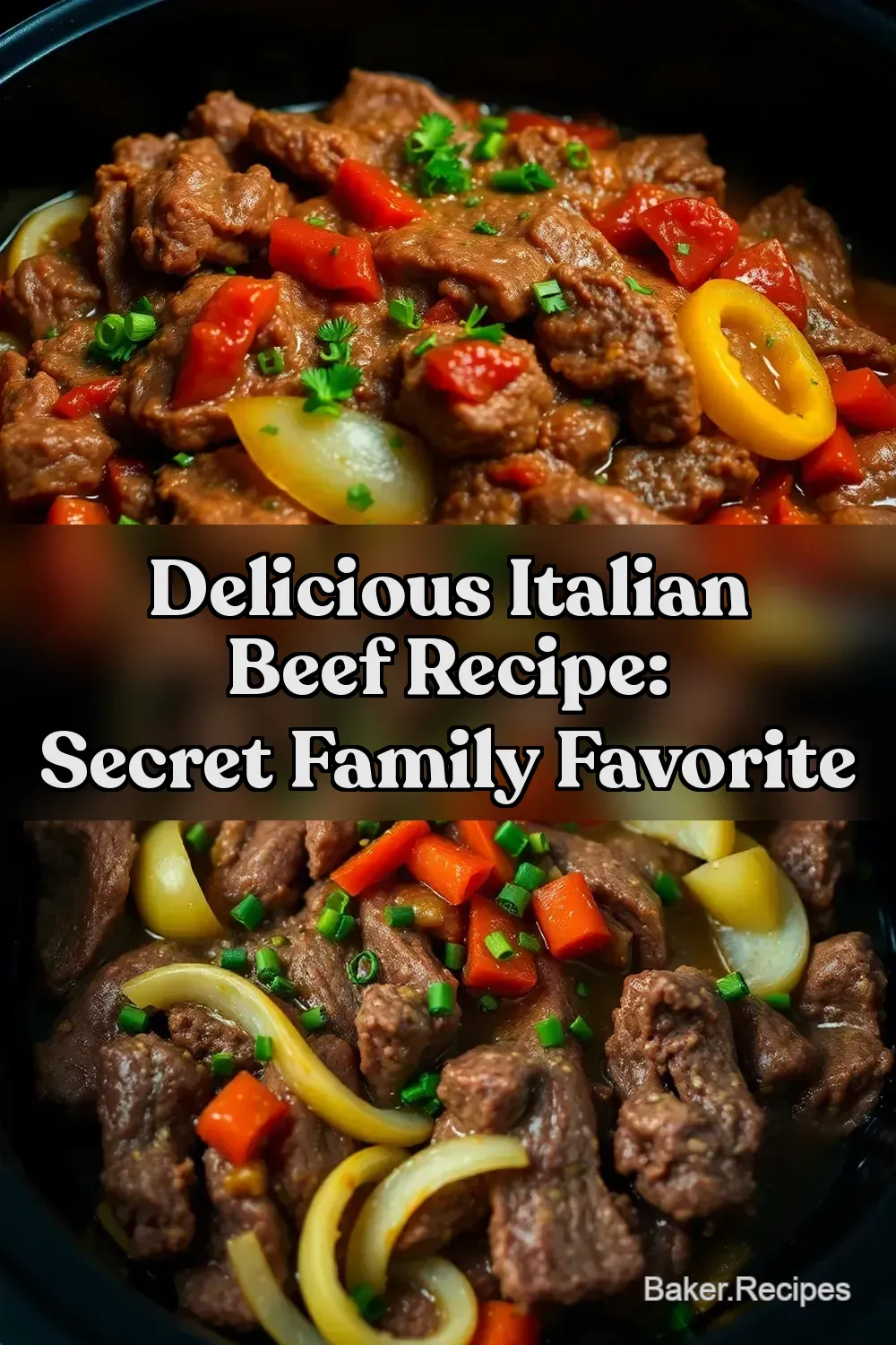 Chicago Italian Beef Recipe: Slow Cooker Heaven! - Baker…