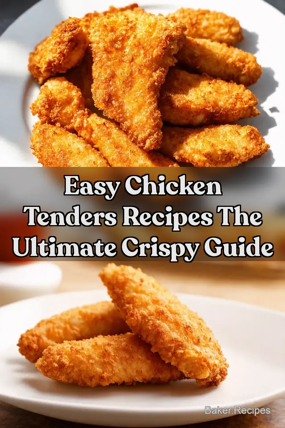 Crispy OvenBaked recipe of chicken tenders So Easy - Baker…