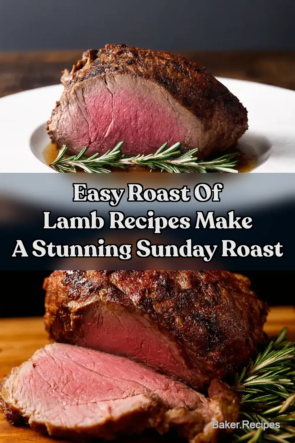 Rosemary Garlic Roast Leg of Lamb Sunday Roast Perfection