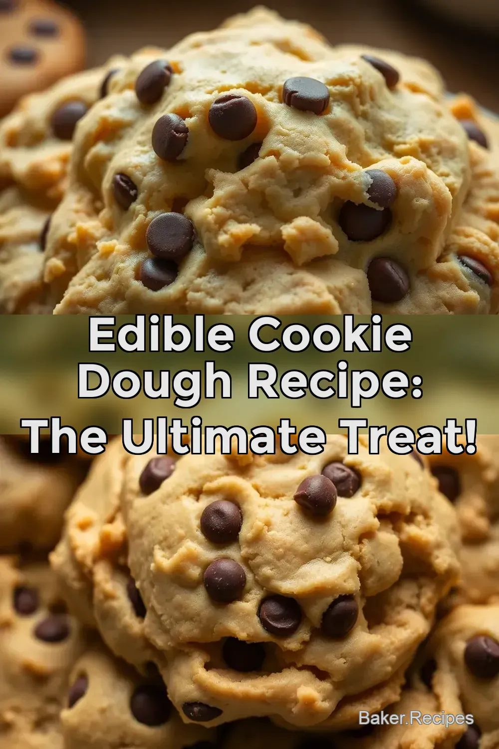 Best Edible Cookie Dough Recipe! (Bakeable Too!) - Baker…