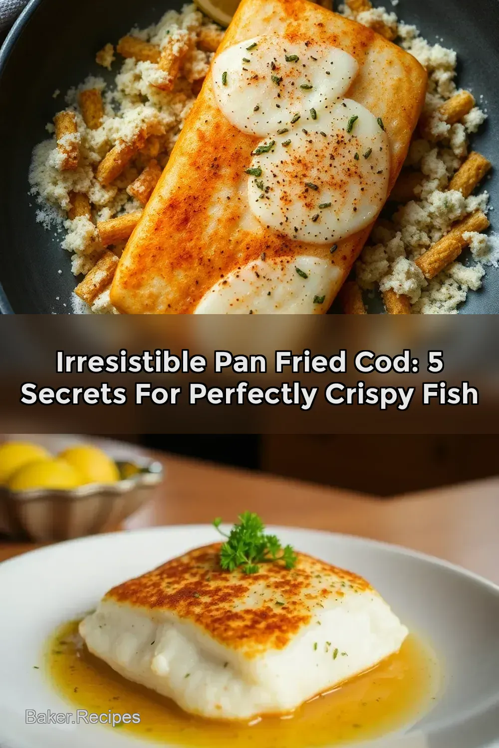 Easy & Delicious Pan Fried Cod: My Favorite Lemon Herb…