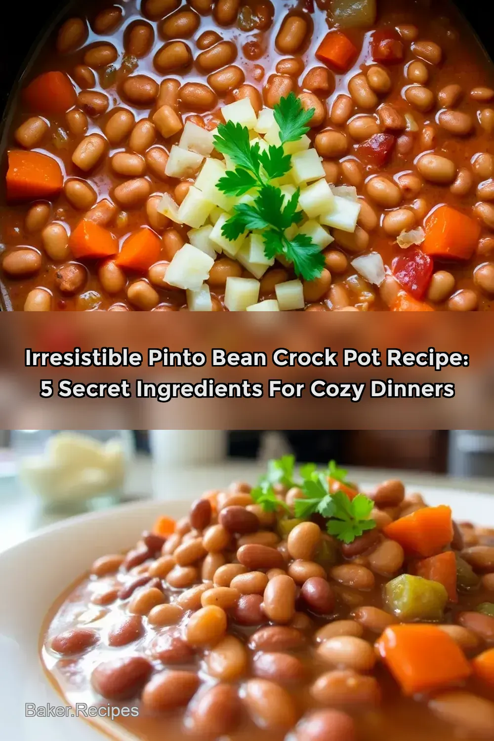 Slow-Cooked Pinto Bean Delight: My Easy & Flavorful Crock…