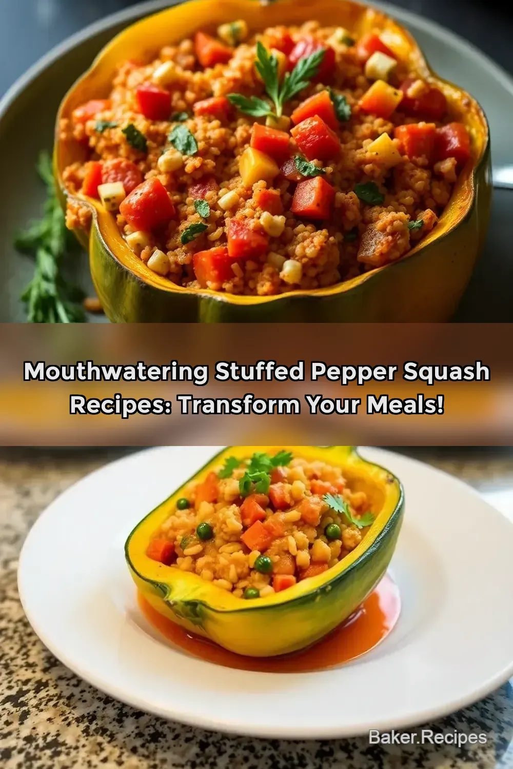 Easy Savory Stuffed Pepper Squash Recipes: A Family…