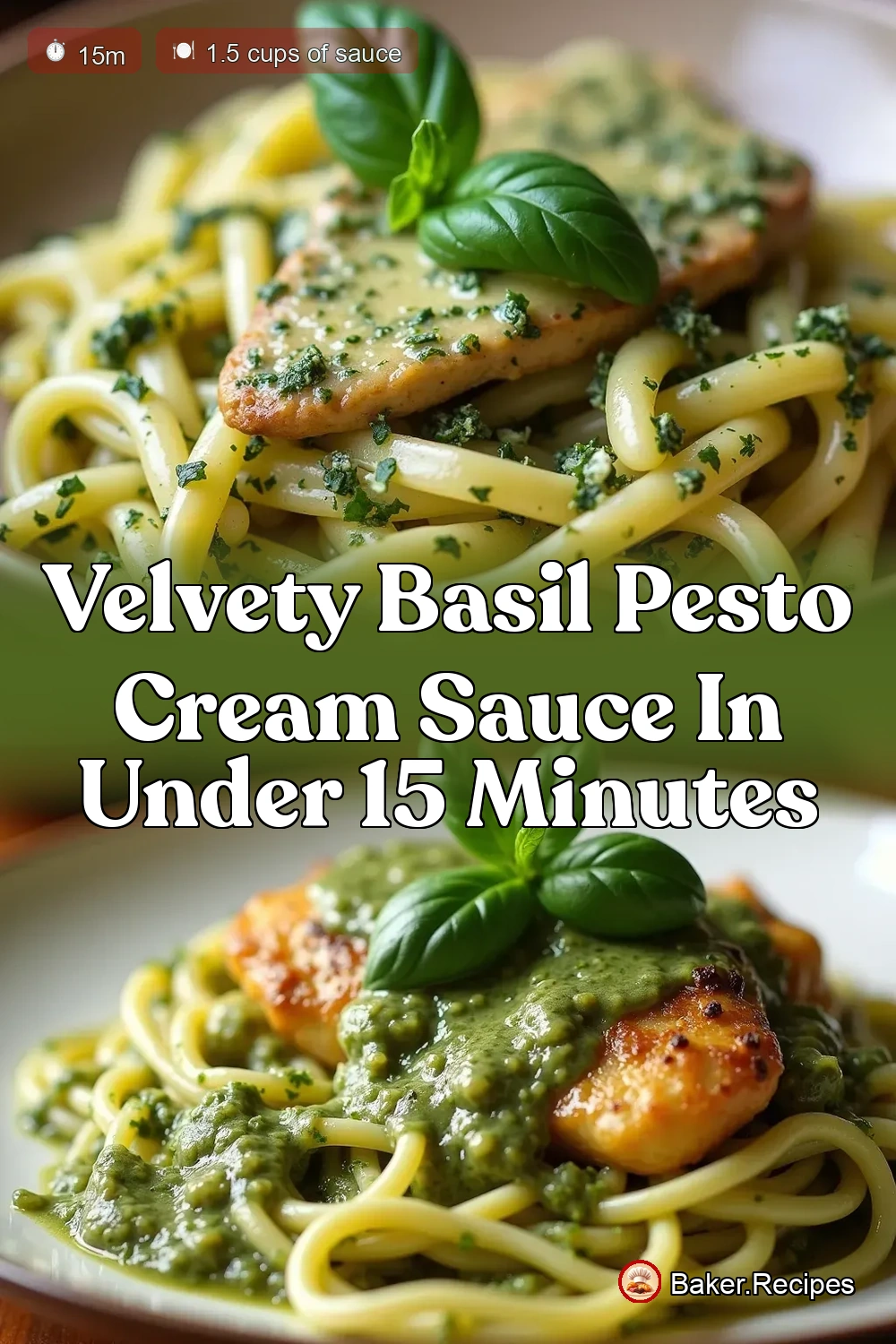 The Verdant Dream Speedy Basil Pesto Cream Sauce Recipe