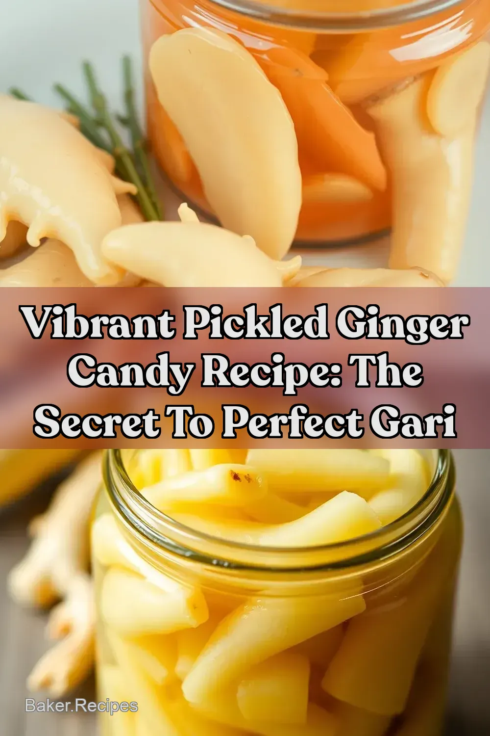 Homemade Gari: My Easy Pickled Ginger Recipe - Baker Recipes
