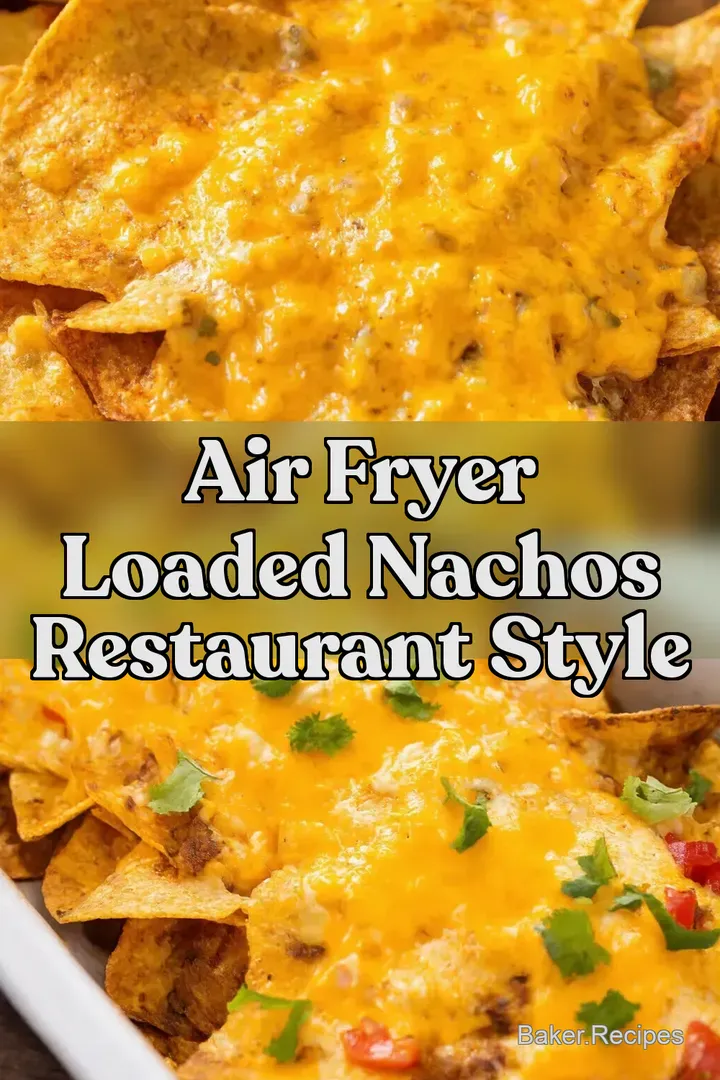 Air Fried Loaded Nachos Quick Cheesy Fiesta - Baker Recipes
