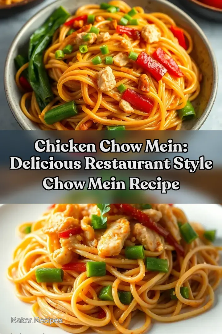Restaurant-Style Chicken Chow Mein: Best chinese food…