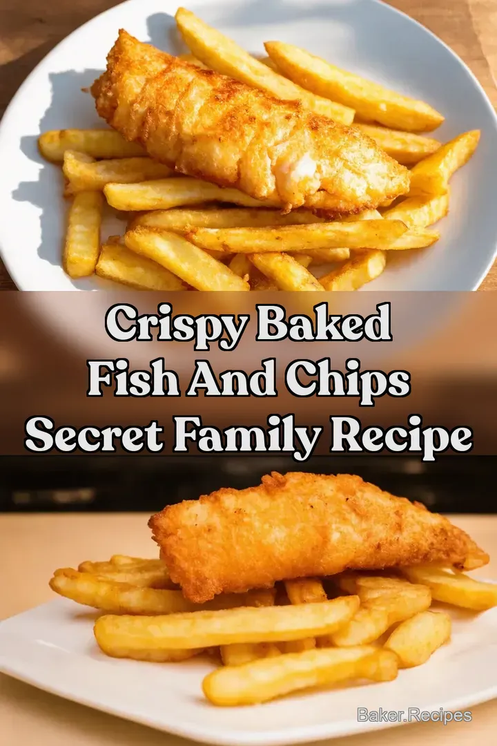 Crispy OvenBaked Fish and Chips Proper Good - Baker Recipes