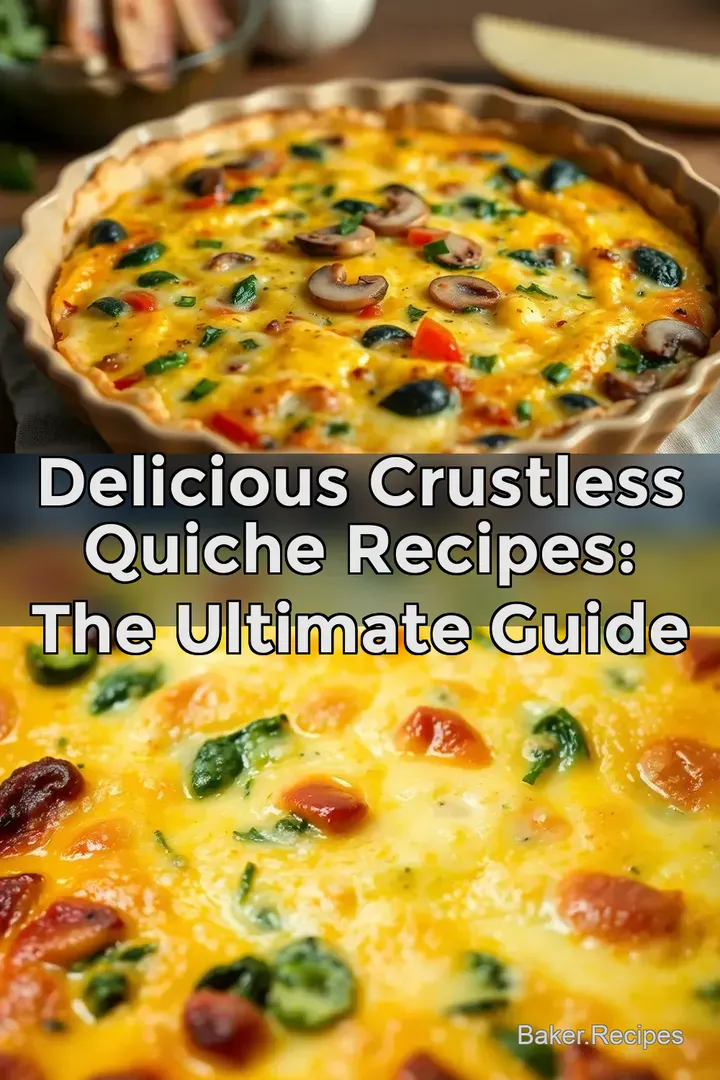 My Go-To Crustless Quiche Recipes: Easy, Fluffy & Delicious