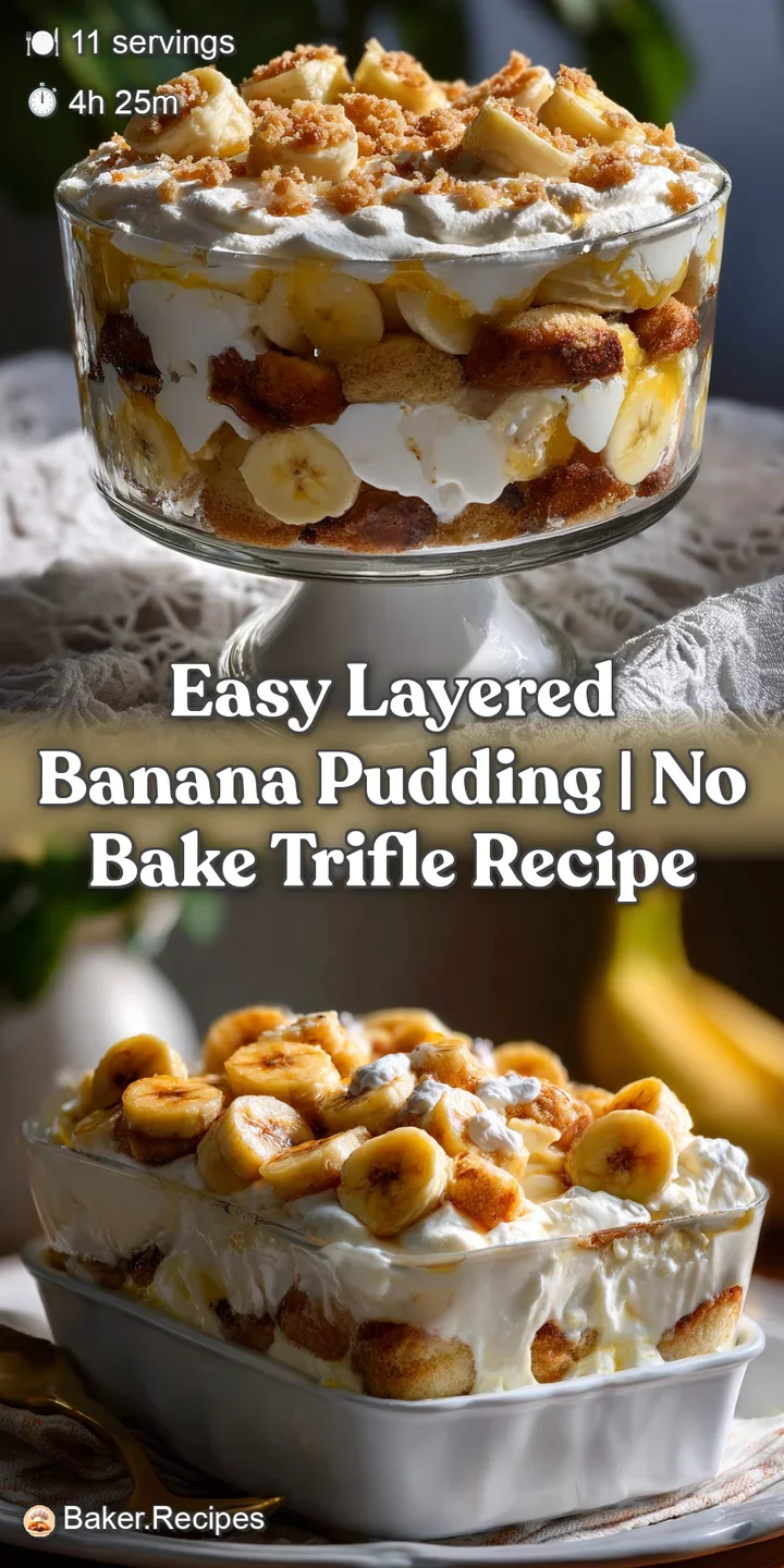 Layered Banana Pudding: The Best No-Bake Dessert - Baker…