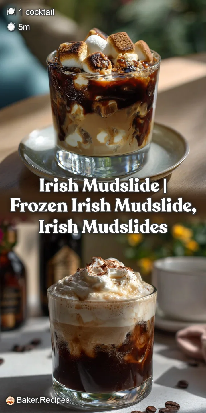 Irish Mudslide: Creamy Dessert Cocktail - Baker Recipes