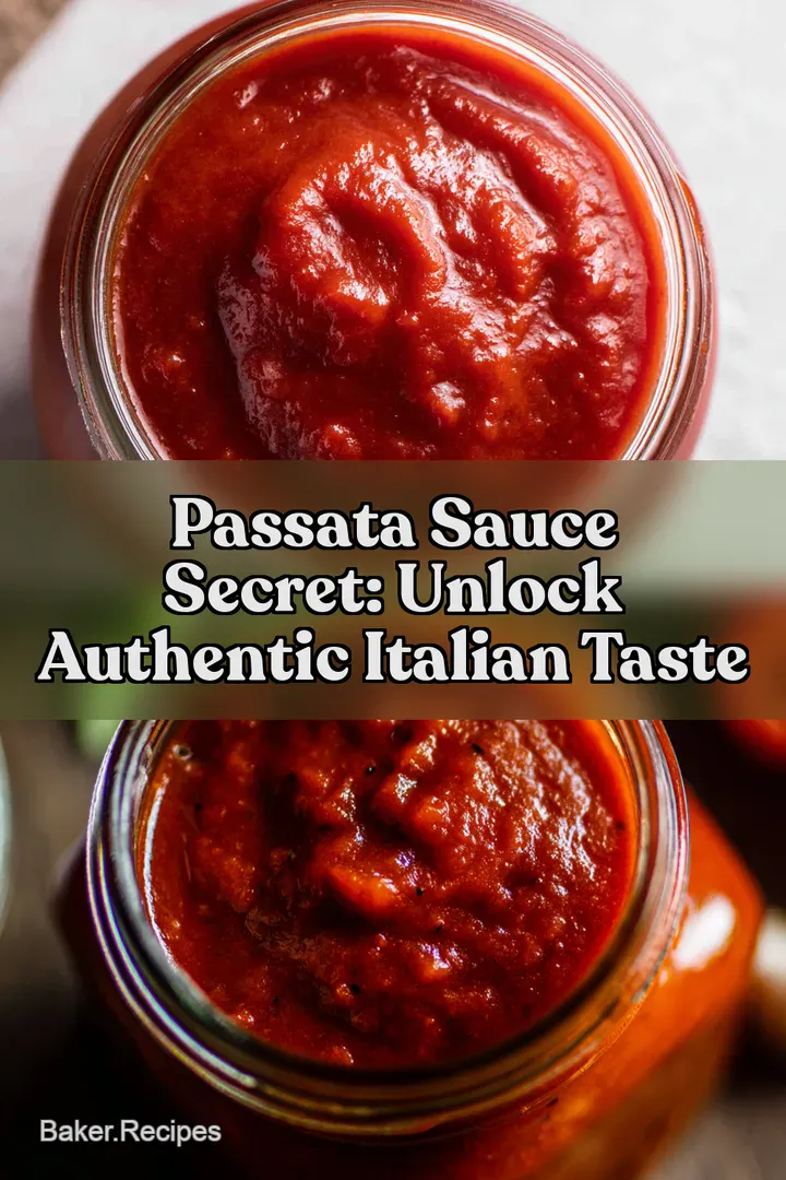 Silky Smooth Passata Sauce: From Scratch Italian Simplicity