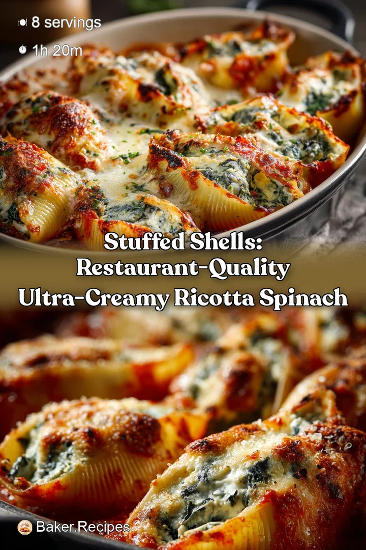Stuffed Shells: Proper Baked Ricotta and Spinach Recipe