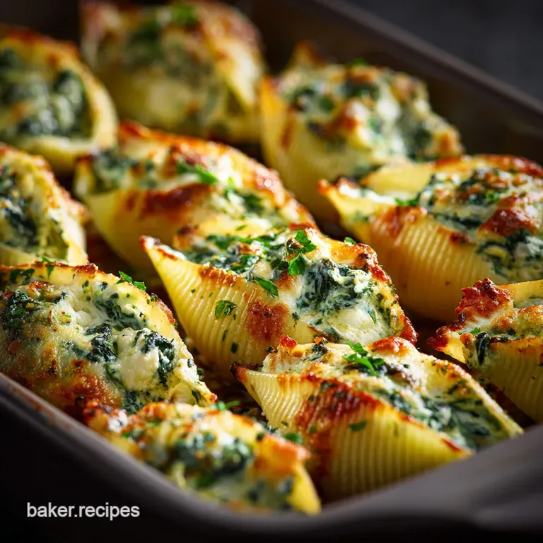 Stuffed Shells: Proper Baked Ricotta and Spinach Recipe