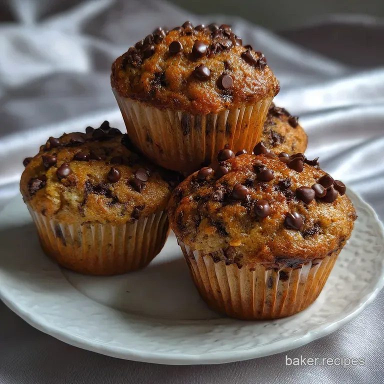 Banana Chocolate Chip Muffins: High-Domed - Baker Recipes