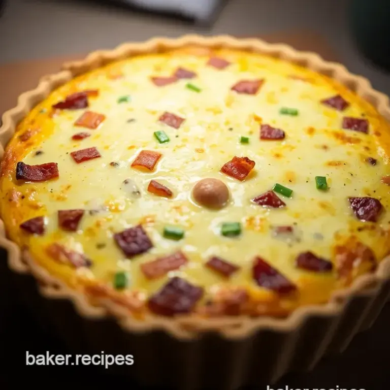 Easy Crustless Quiche: Simple, Cheesy Perfection! - Baker…
